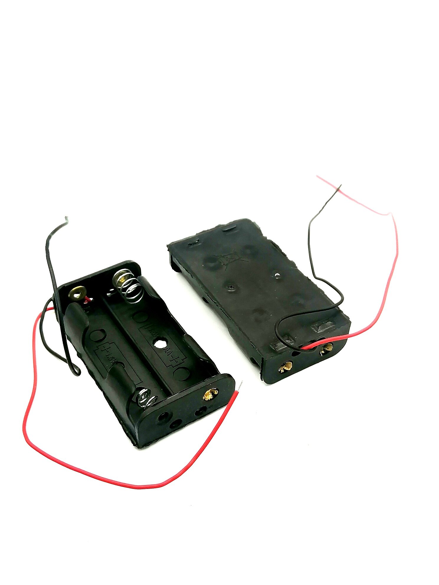 2ШТ батарейный отсек BH-321A AA*2 с проводами • Количество элементов: 2 • Тип элементов: АА (пальчиковые)