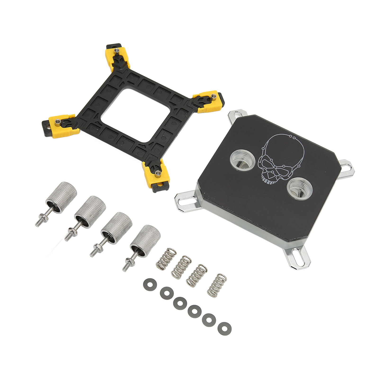 ЦП водный блок G1/4 резьба акриловая полная полная гальва