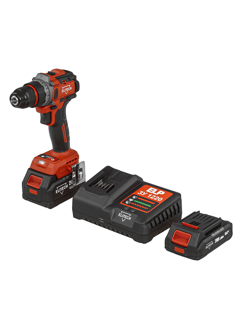 Шуруповерт Elitech ДА 20БЛ2, аккумуляторный, бесщёточный двигатель