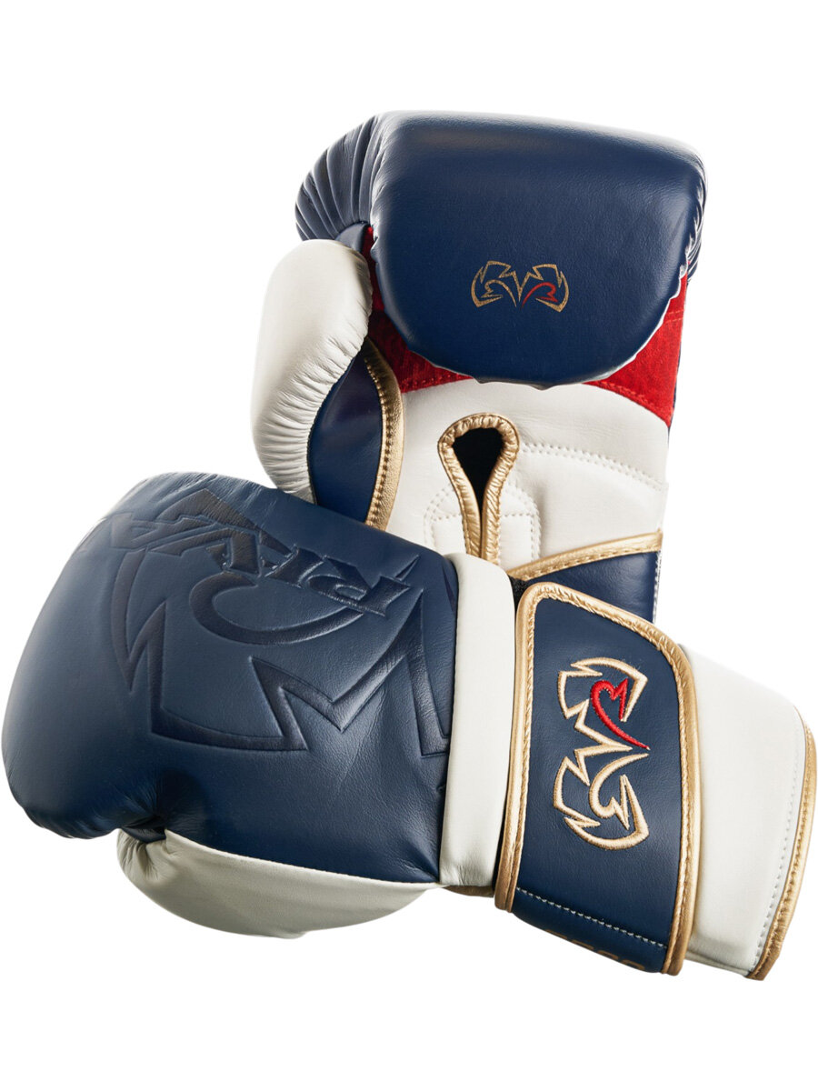 Боксерские снарядные перчатки Rival Impulse RB80 Navy Blue/White M