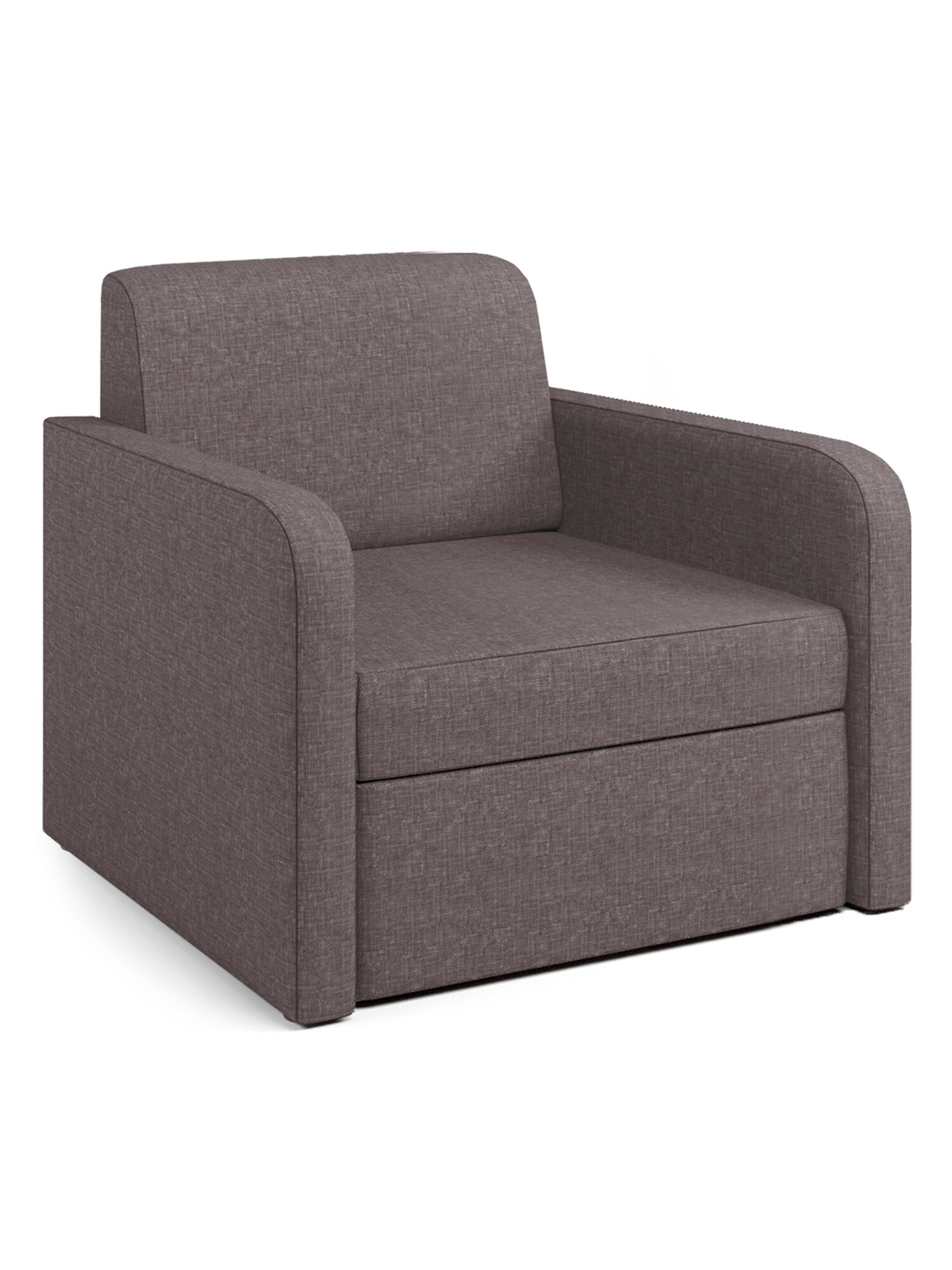 Кресло-кровать Бит Куба раскладное 76х74х78 см, цвет рогожка латте