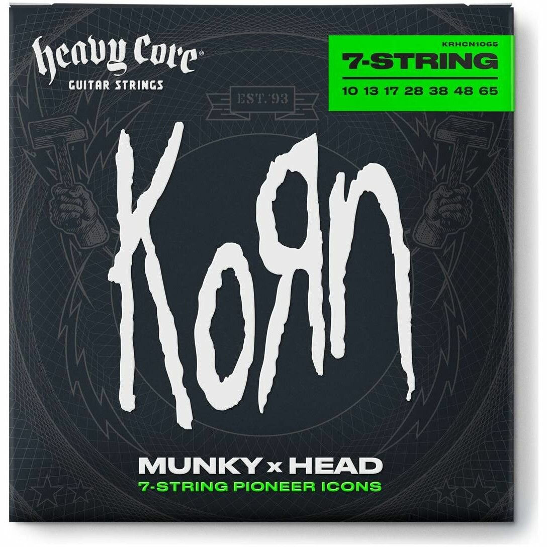 Dunlop KRHCN1065-7 Heavy Core Korn Set 10-65