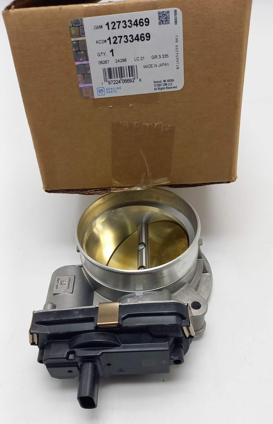 Дроссельная Заслонка Cadillac Escalade 2015-2021 6.2L 12733469 Оригинал