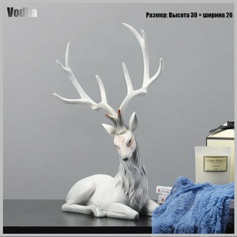 Украшения из лося, креативная мебель для дома на веранде, украшения винного шкафа для телевизора Рождественский подарок ZH