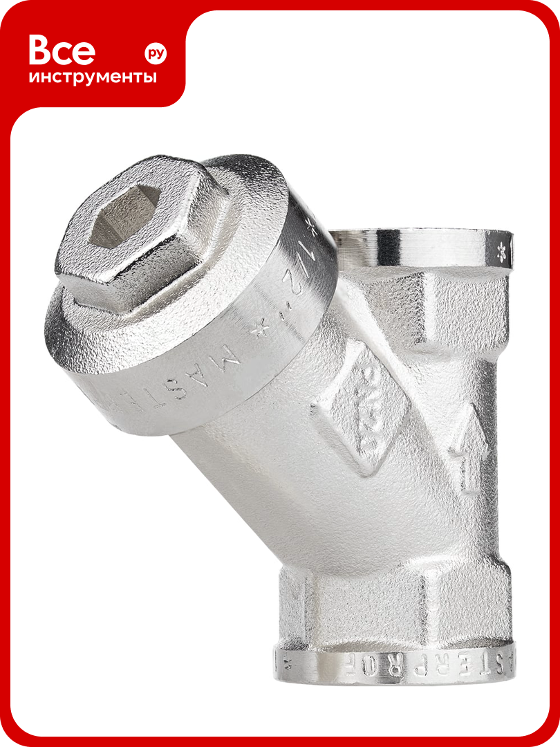 Косой фильтр грязевик MPF 1/2", в/в, с магнитом ИС.072780, Косой фильтр грязевик 1/2", в/в, с магнитом mpf ис