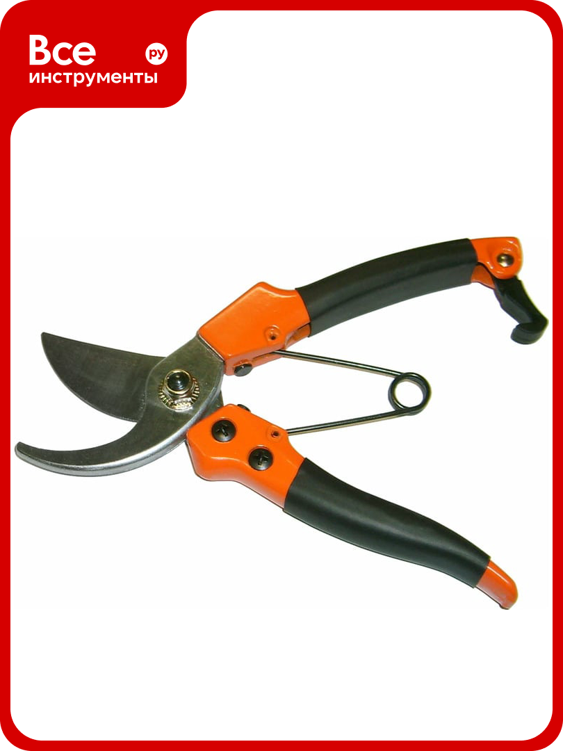 Садовый секатор SKRAB усиленный 180мм SK5 28165, для подрезке жестких