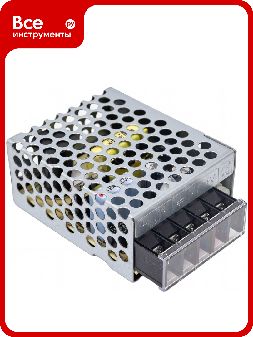 Источник питания Mean Well AC/DC RS-15-24 Т00255327