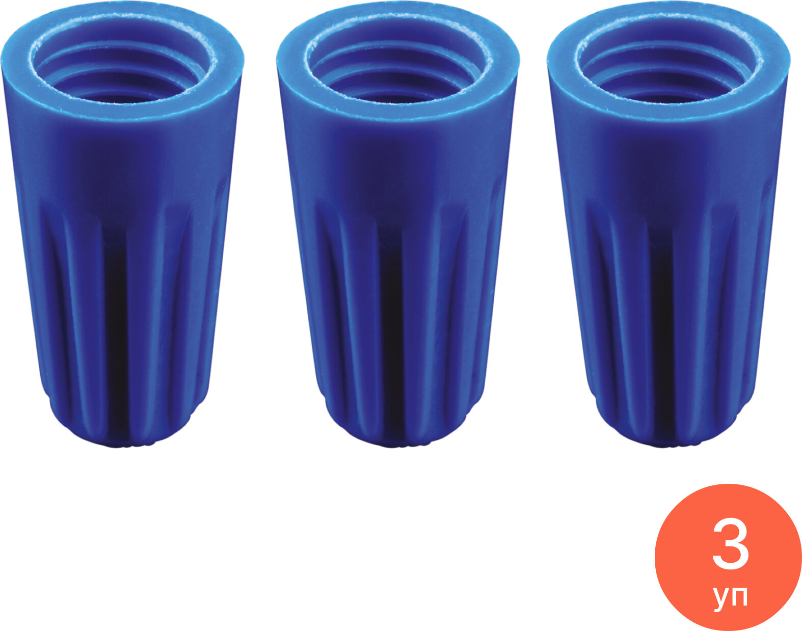 Соединительный изолирующий зажим Navigator / Навигатор NSC-2-B СИЗ, полиамид, синий, 450В 2.5-4.5мм2, 50шт. / электрика (комплект из 3 уп)