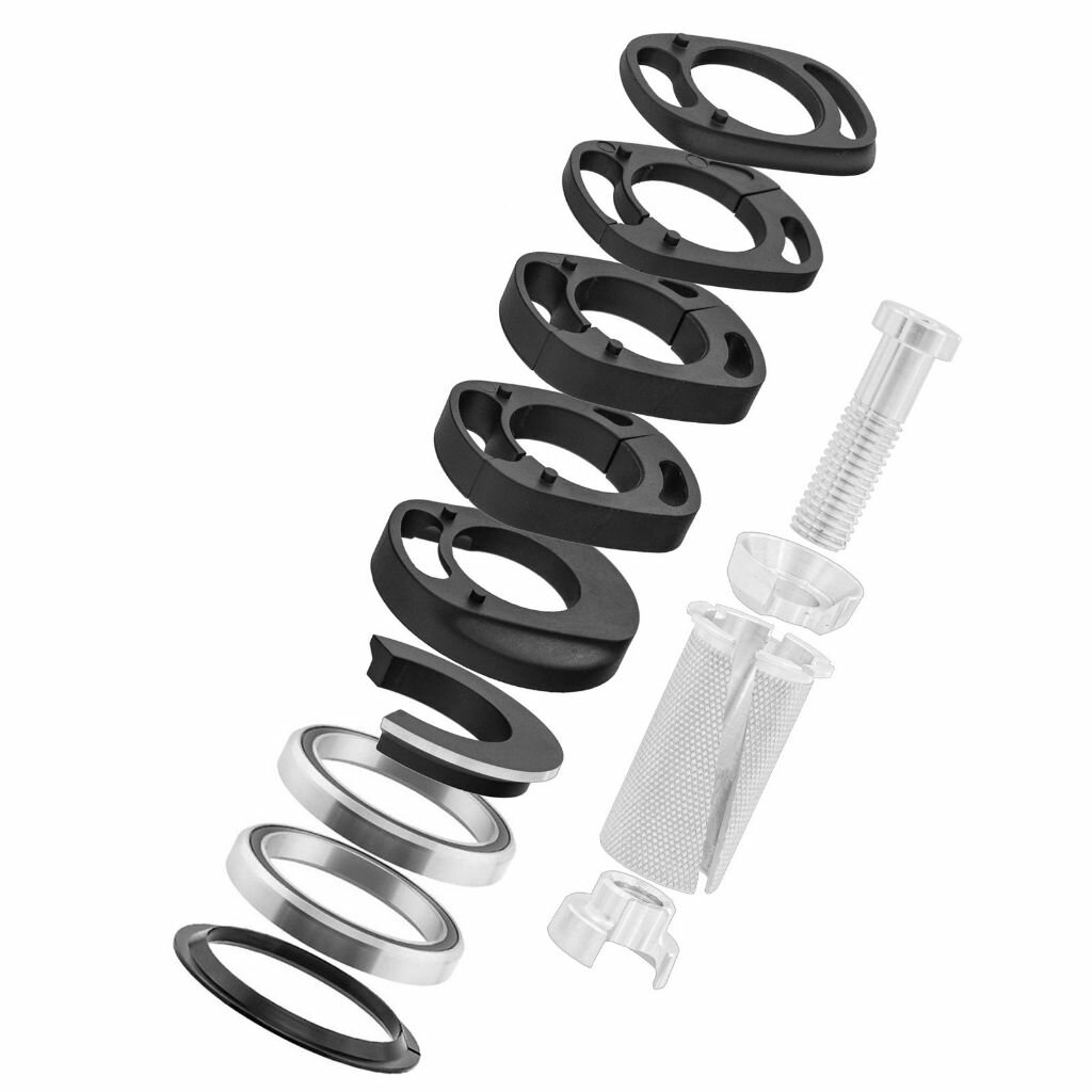 Рулевая колонка, для горного велосипеда, нержавеющая сталь, алюминиевый сплав, 28,6 мм