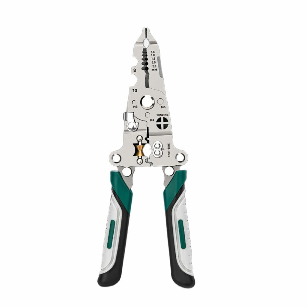 Многофункциональные клещи для зачистки проводов, обжима кусачки проводов - складные электрика