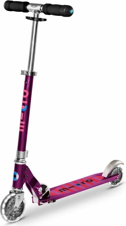 M-cro Самокат Sprite LED wheel, фиолетовый