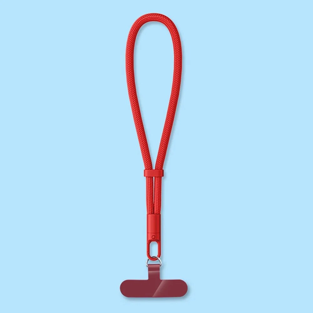 1 шт, аксессуары для сотовых телефонов, регулируемый ремешок, тканые короткие подвесные ремни на запястье, анти-потерянная универсальная подвесная веревка для мобильного телефона