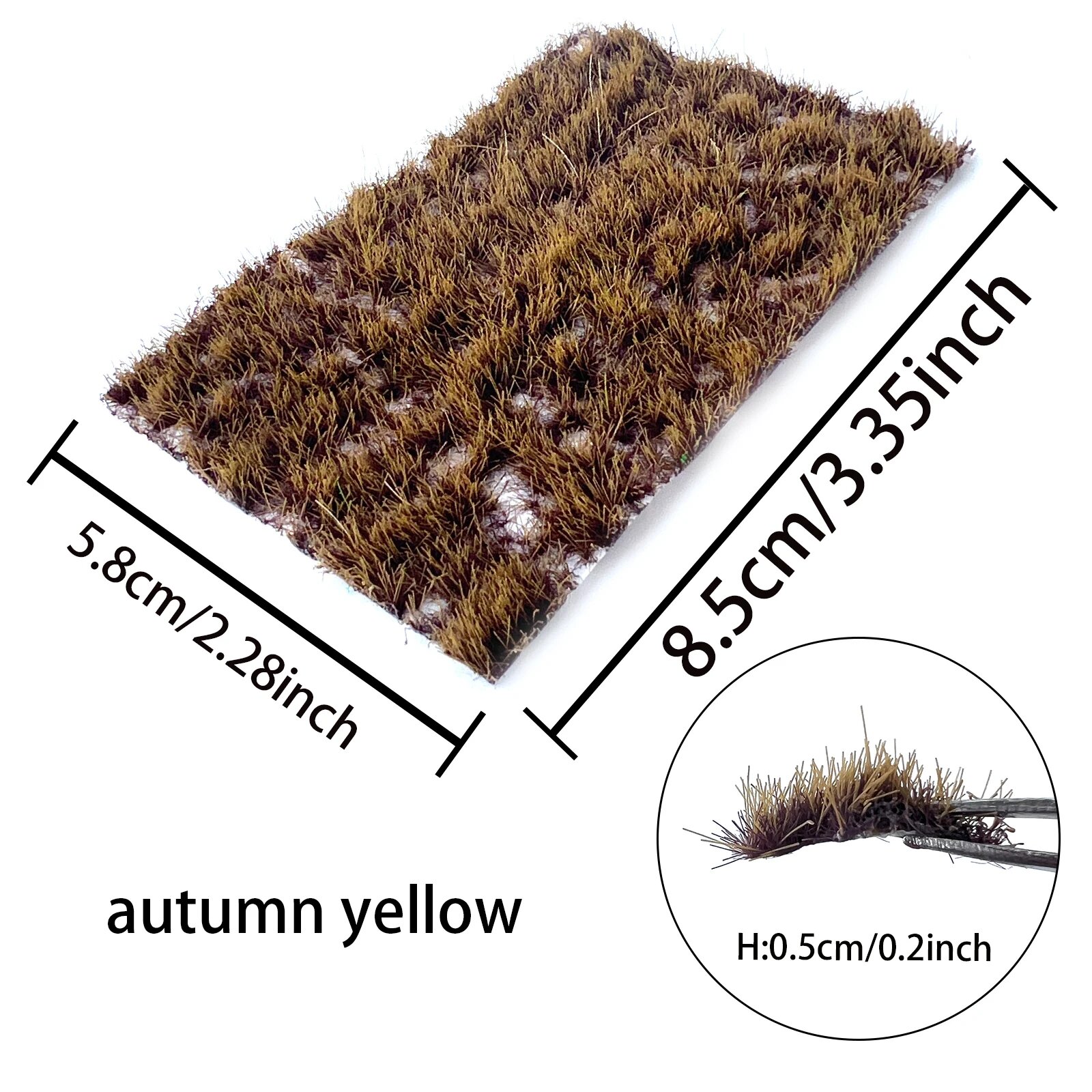 Миниатюрная статическая трава 5 мм, autumn yellow