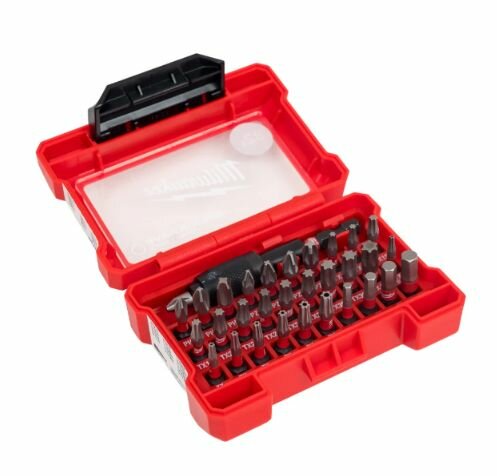 Набор бит Milwaukee SHOCKWAVE, сталь, ударные, 32 бит, 4932464240