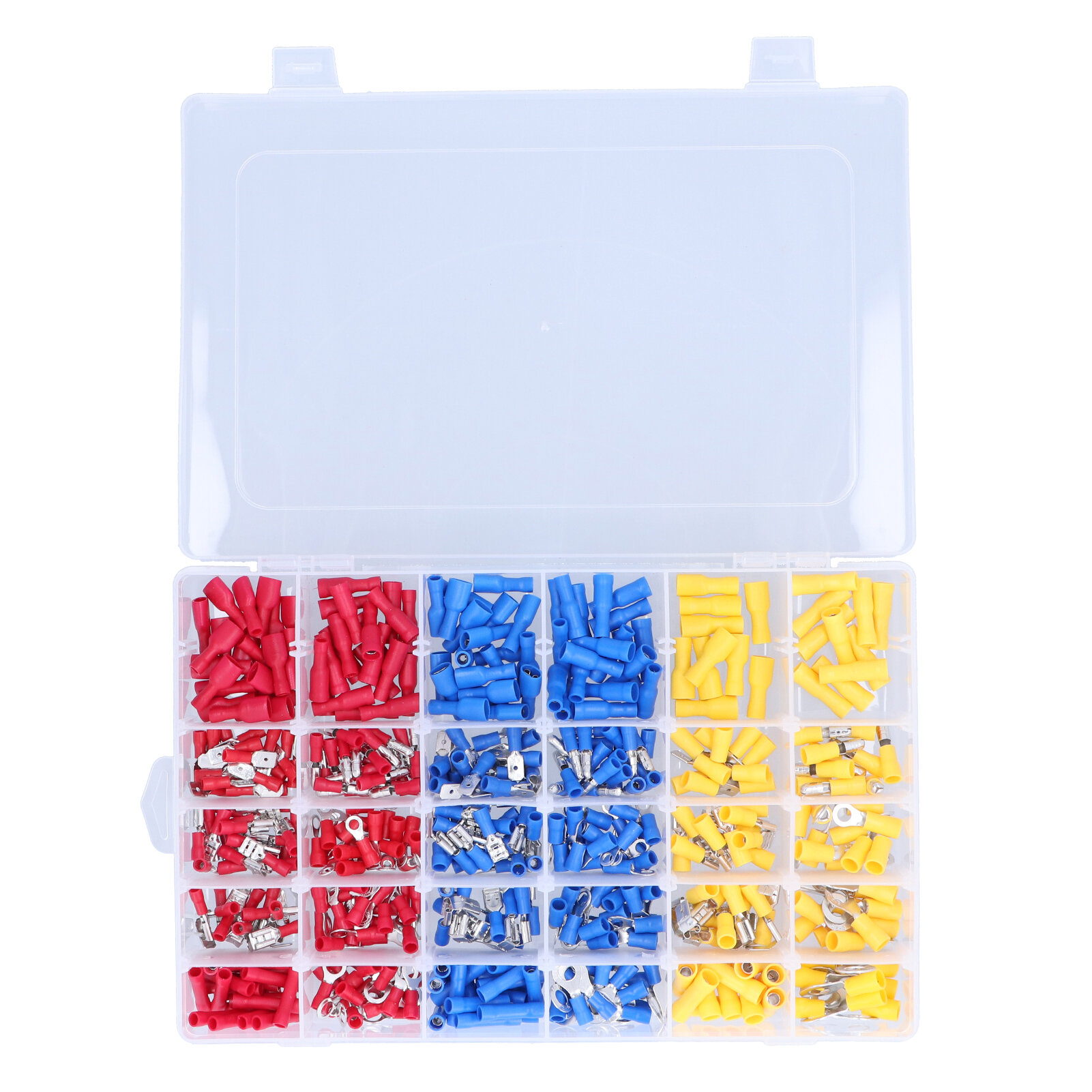 480 шт. набор изолированных электрических соединителей для проводов, клемм для проводов, обжимные соединители для проводов