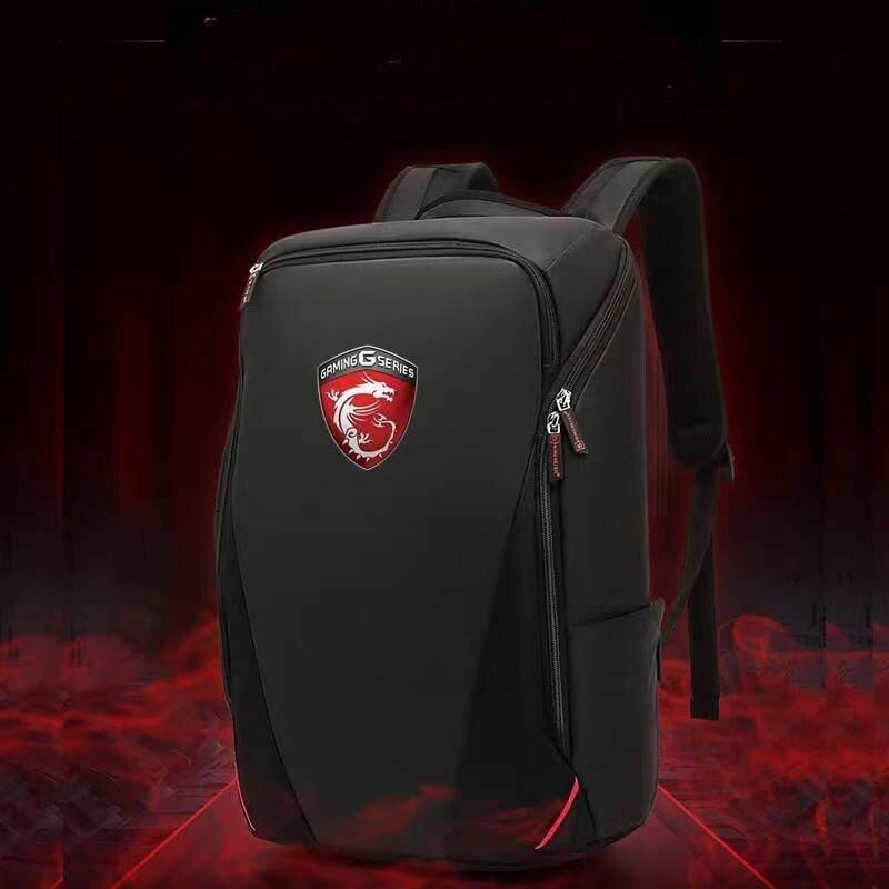 Рюкзак MSI/E-sports, подходящий для GF/P/E76/66/76, может вместить 17.3-дюймовый ноутбук