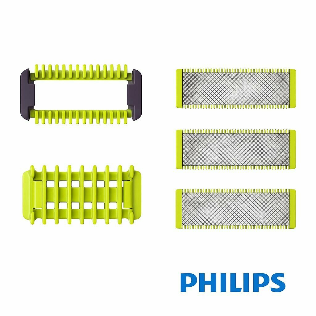 Сменные лезвия Philips OneBlade QP630/51 3 шт, Комплект для кузова 1шт