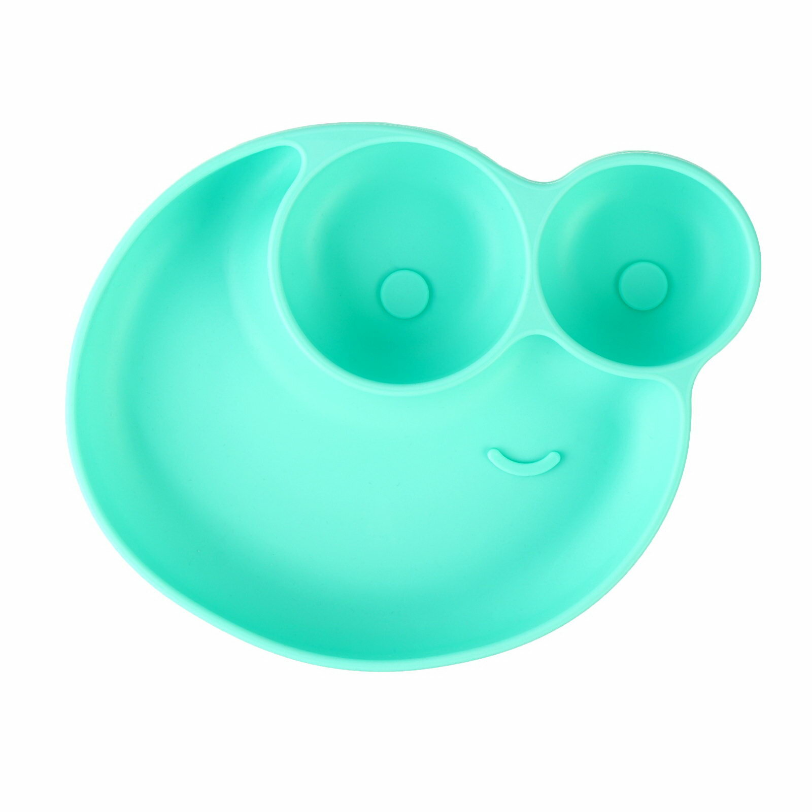 Тарелка детская на присоске "Лягушка", силиконовая, возраст: детский