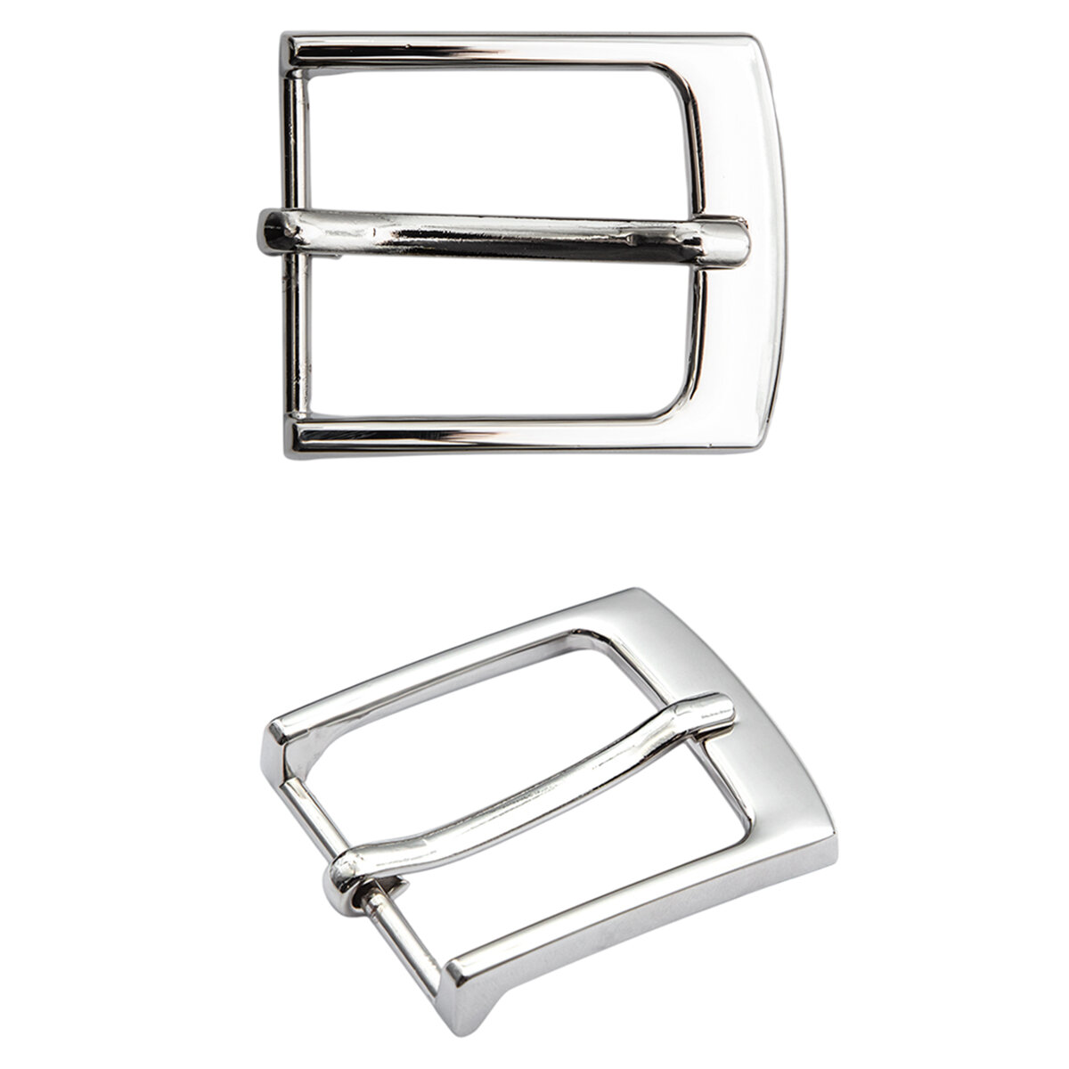 Пряжка для ремня мужская 30 мм, 3 шт, металл, цвет серебро, Айрис