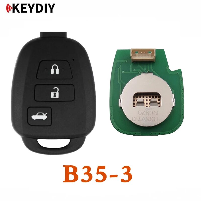KEYDIY B35-3, 3 кнопки, универсальный ключ