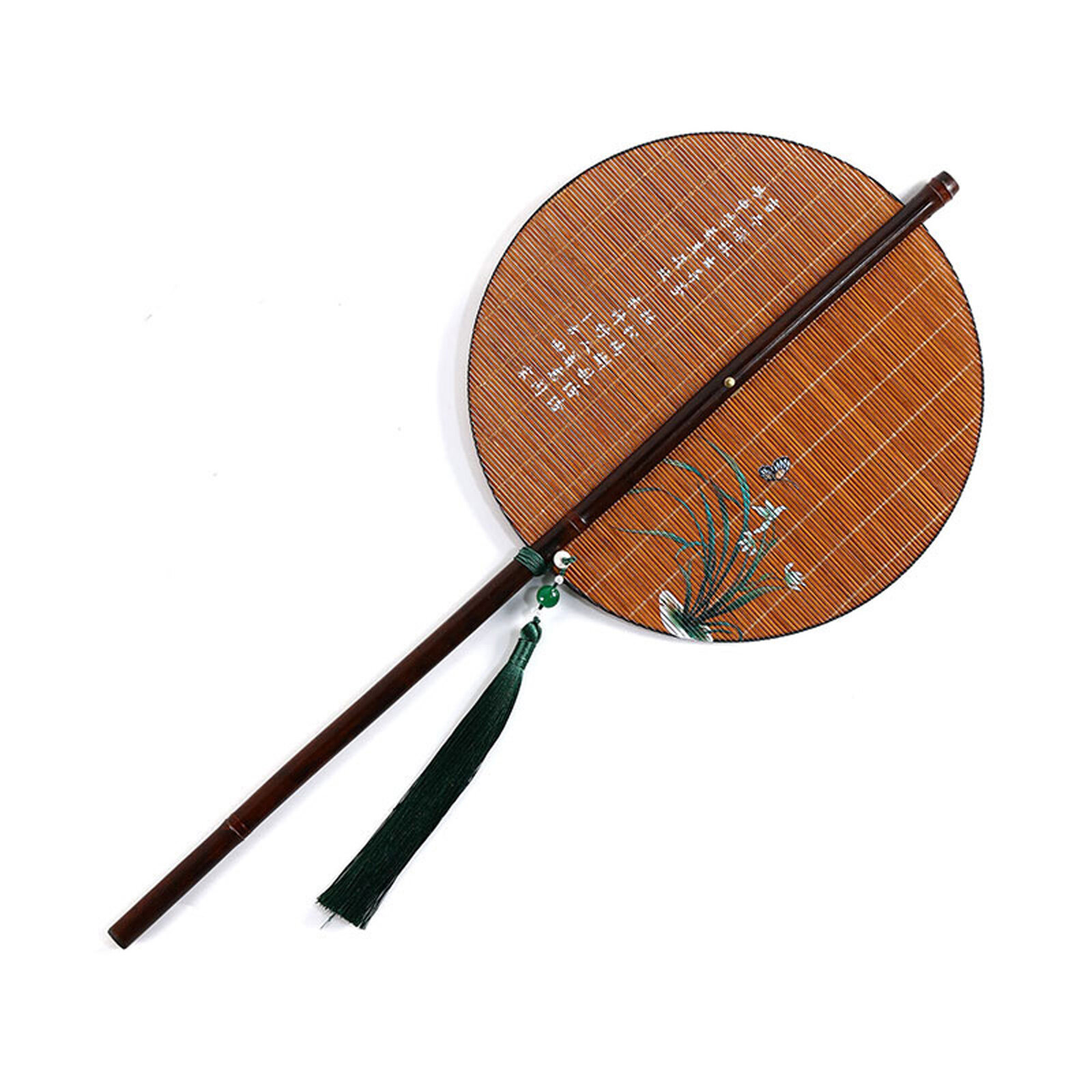 Круглый складной ручной веер компактной формы