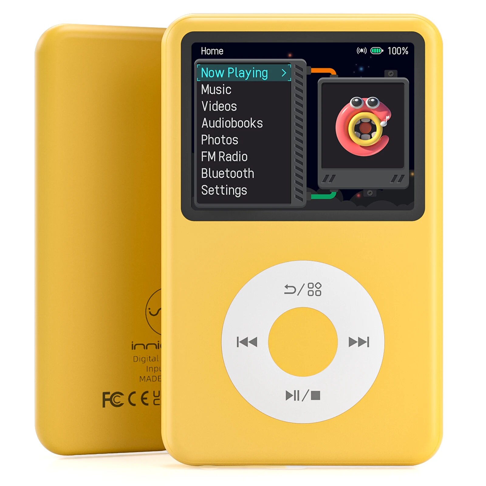 Портативный mp3-плеер с Bluetooth, 128 ГБ, видео, FM-радио, цифровой аудиоплеер Hi-Res с iPod Classic Touch