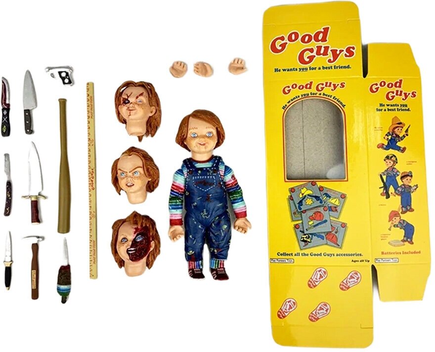 Фигурка кукла Чаки Детские игры Chucky Childs Play подвижная аксессуары 10 см