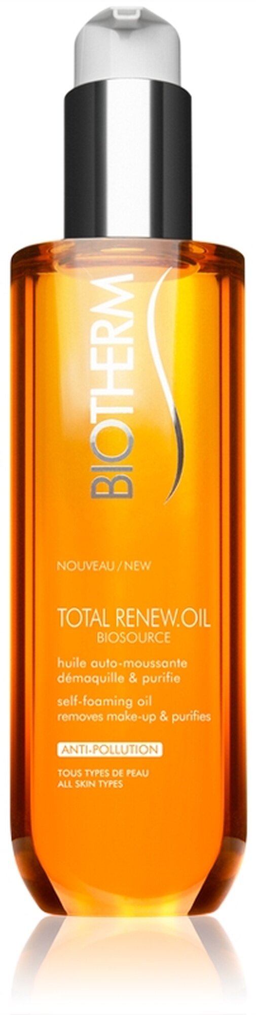 Biotherm Пенящееся очищающее масло Biosource Total Renew Oil 200 мл