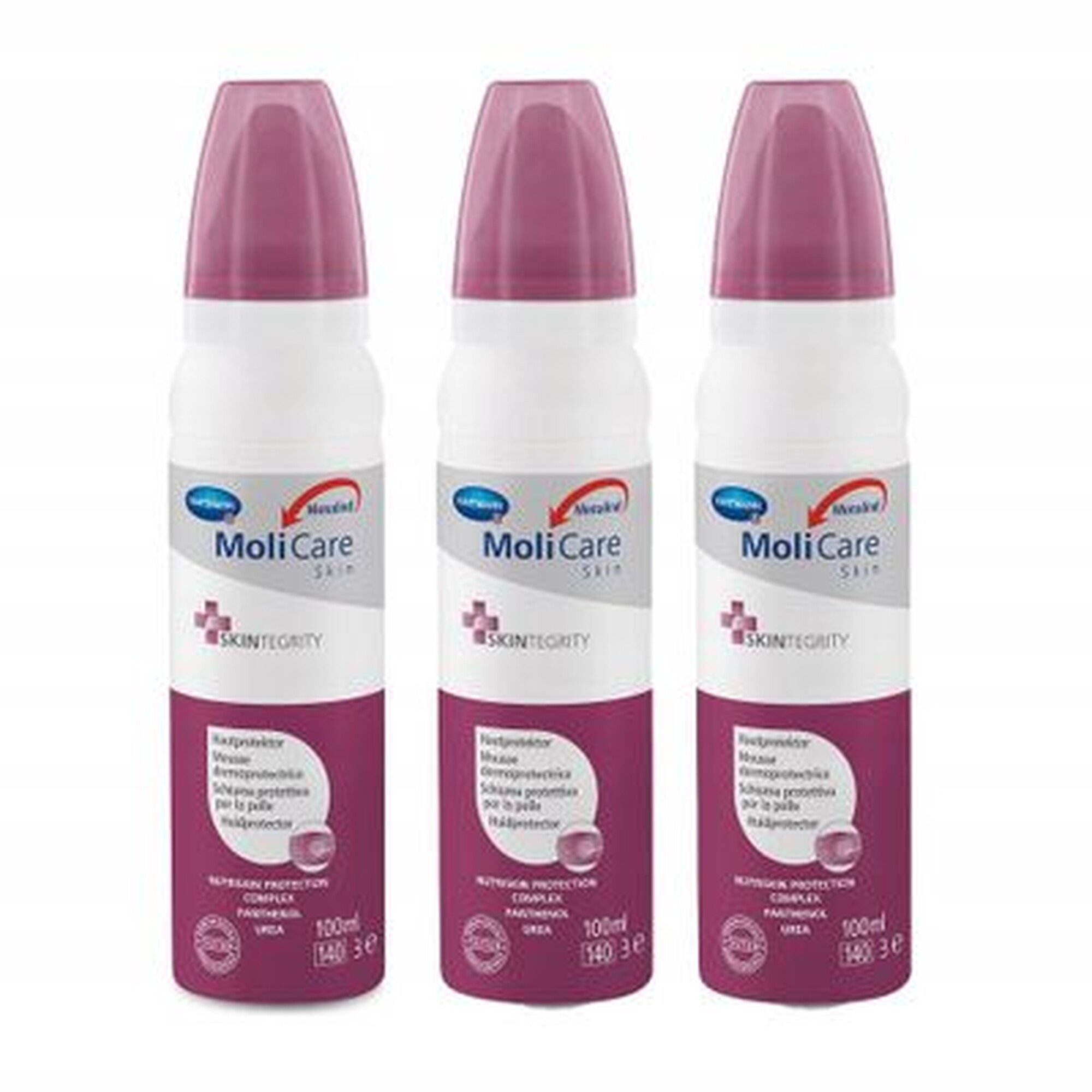 Защитная пена Hartmann MoliCare Skin, для кожи, об. 100 мл, 3 шт