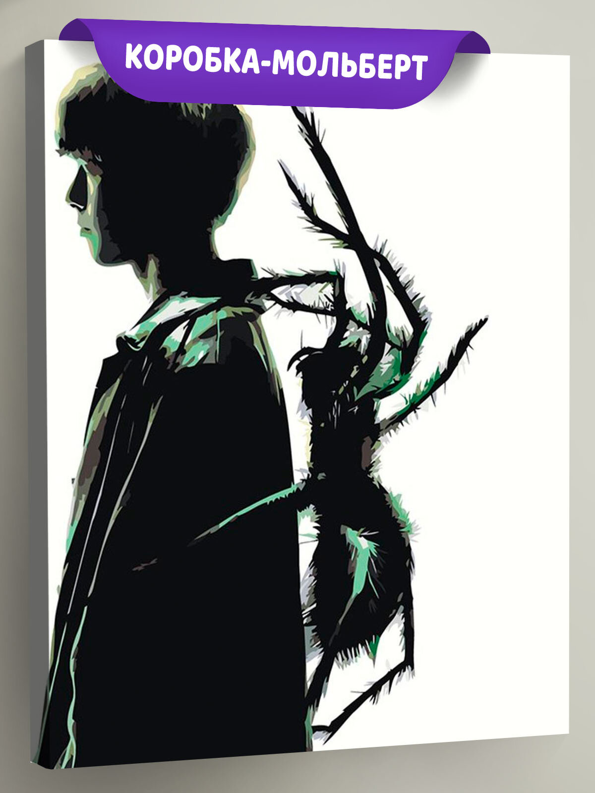 Картина по номерам на холсте с подрамником "Рэпер Pepel Nahudi Пепел Нахуди: Cupids" Раскраска 40x50 см, Музыканты