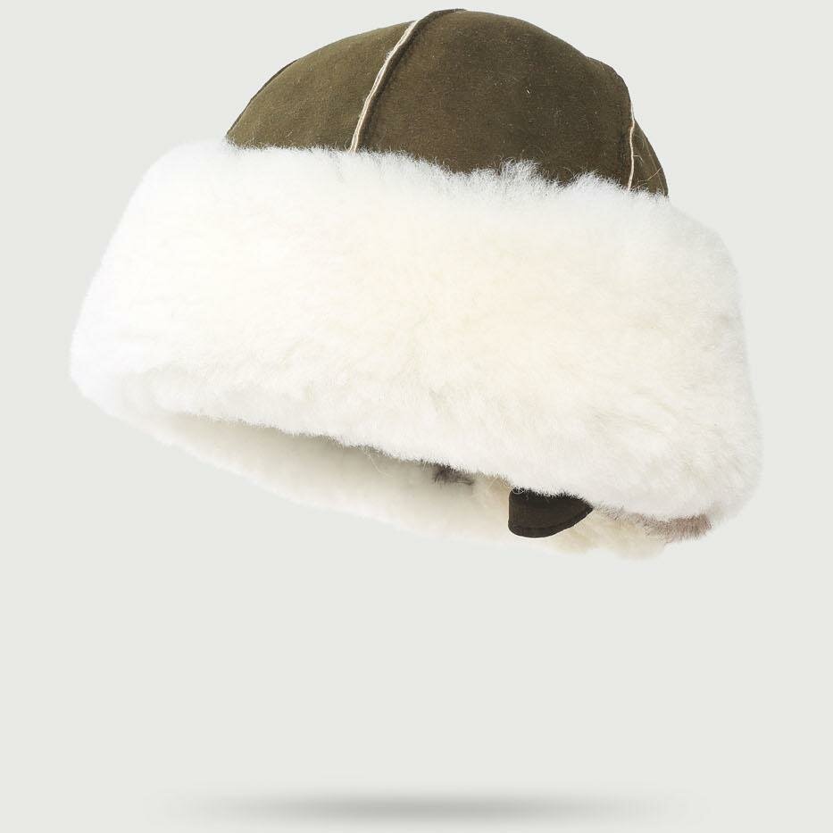 Шапка для бани и сауны из овчины Боярка Кантри