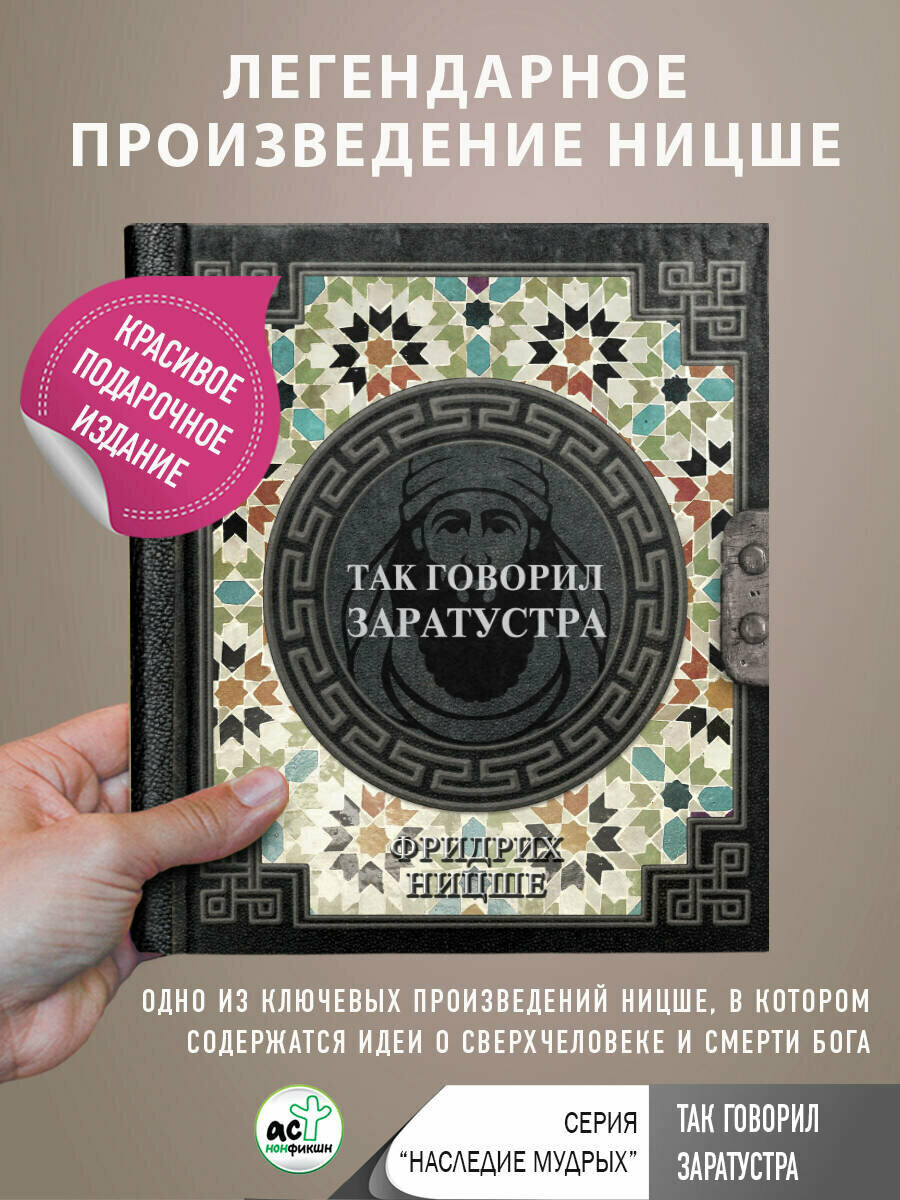Так говорил Заратустра Ницше Ф. В. книга издательства АСТ 2024 год