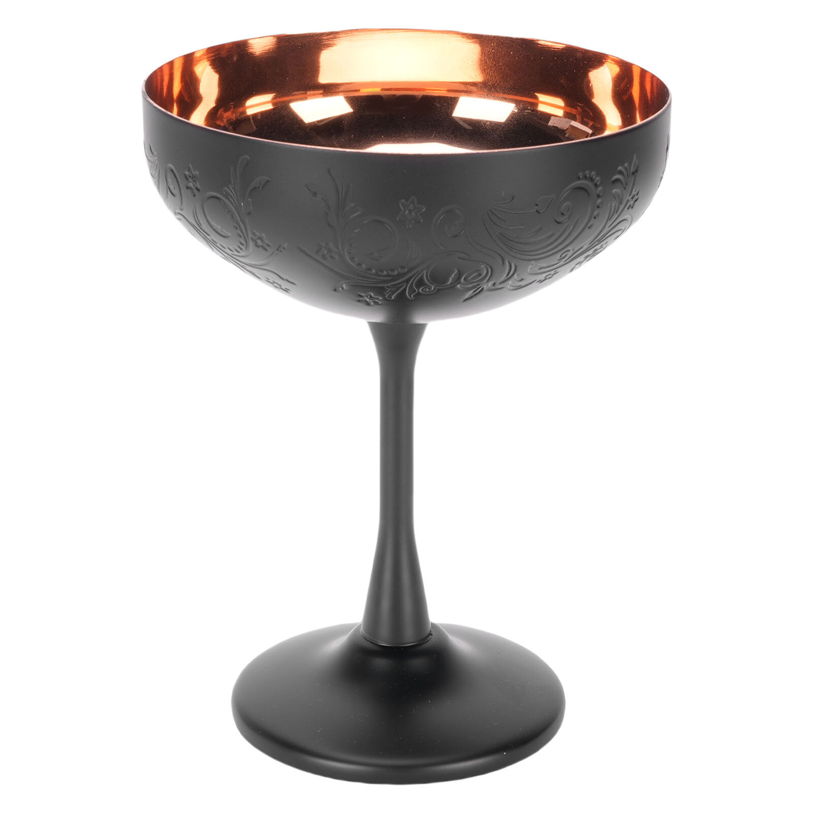 Коктейльный бокал из нержавеющей стали 304, небьющийся бокал для вина, чашка для бара, вечеринки, домашнего сбора, с гравировкой черного цвета