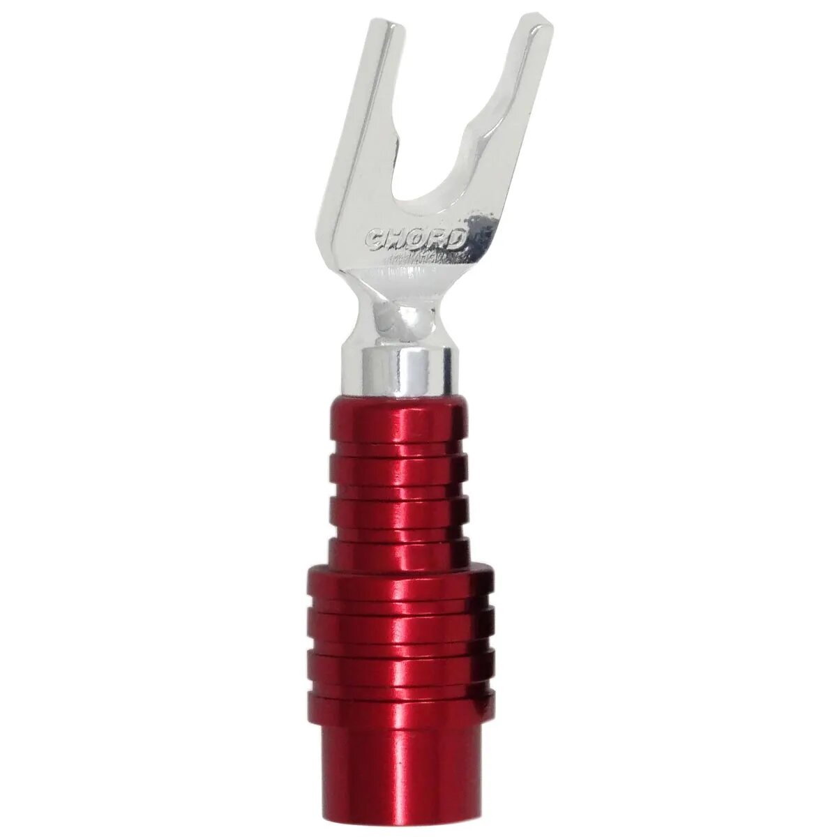 Коннектор Chord Company ChordOhmic Silver Spade with Red Cap