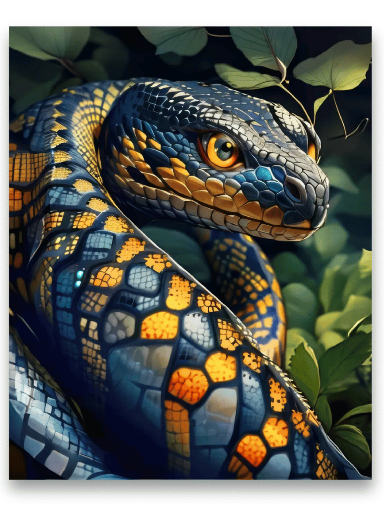 Алмазная мозаика на подрамнике 40х50/Животные