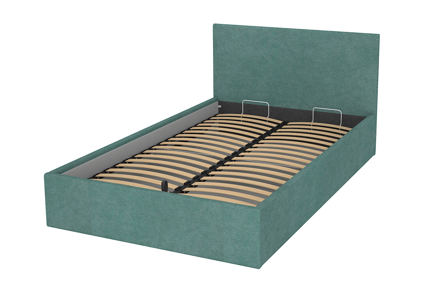 Кровать МДК Диана, 120х200 см, цвет бирюзовый, основание в комплекте, с подъёмным механизмом