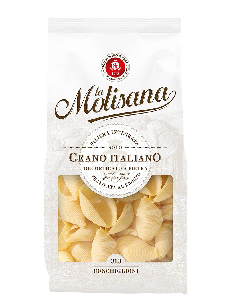 Макароны La Molisana Conchiglioni Ракушки рифленые гигант № 313, 500 г