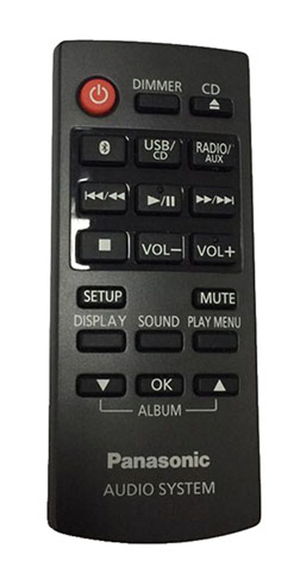 Пульт Panasonic N2QAYB000944, для музыкального центра Panasonic SC-HC29EC-W