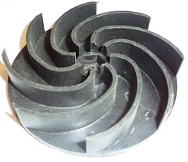 Крыльчатка D=93мм, H=23мм 61/55/42 для ДН-550Н, ДН-750, ДН-1100Н 61/55/42