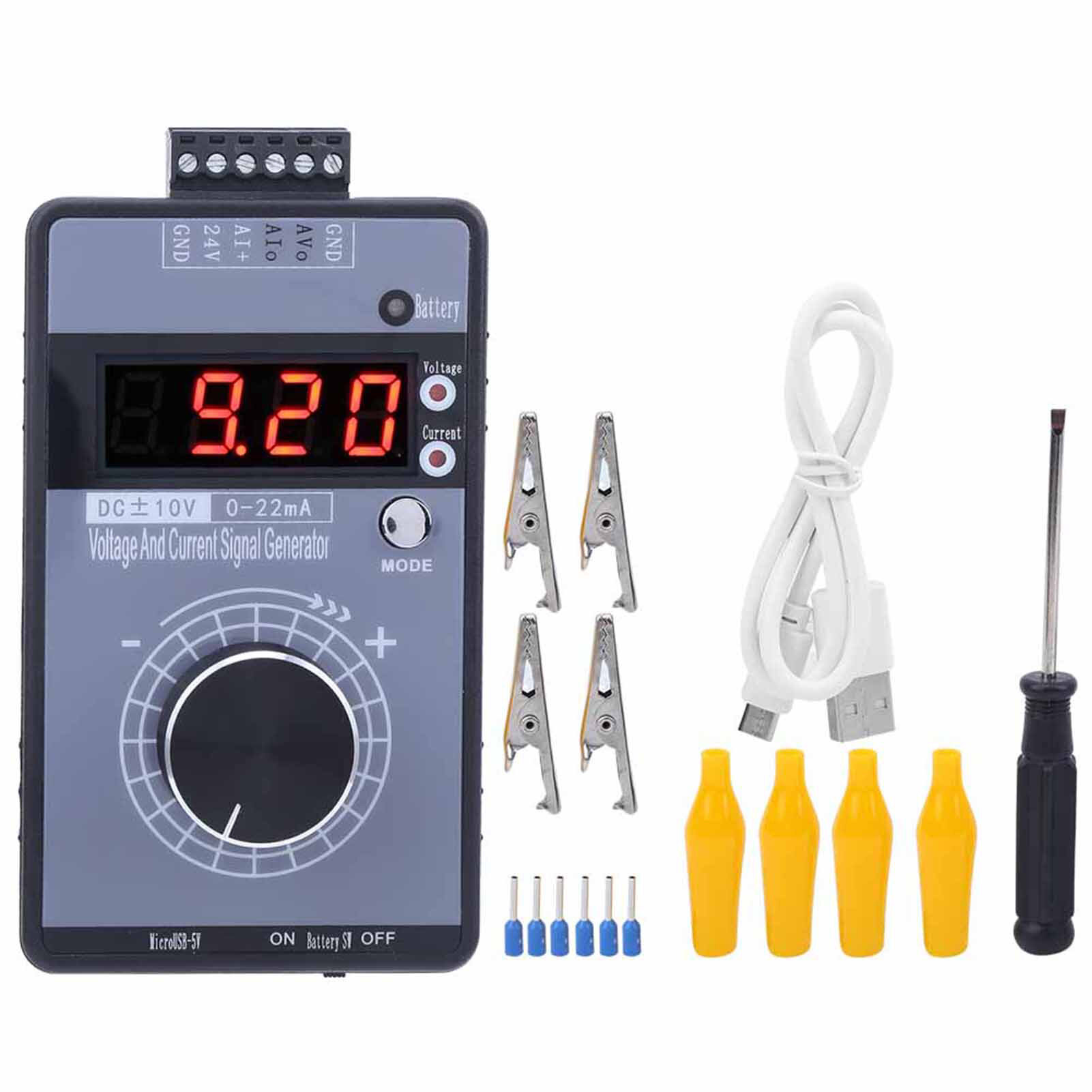 Hand Held 0 10V 0 22mA Digital Voltage Current Signal Generator Transmitter Analog Simulator