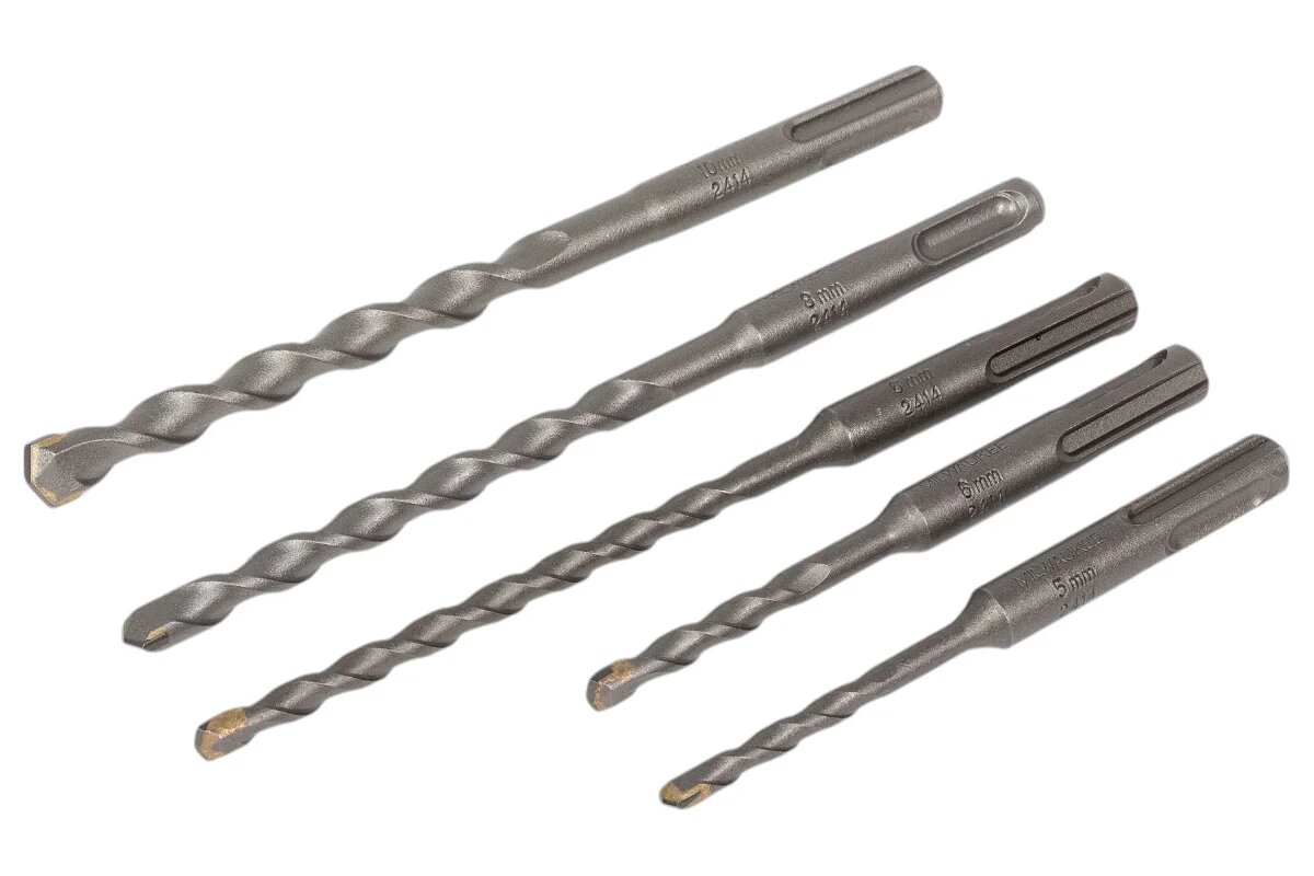Milwaukee Набор буров SDS+ CONTRACTOR 5 шт 5х110, 6х110, 6х160, 8х160, 10х160 4932471242