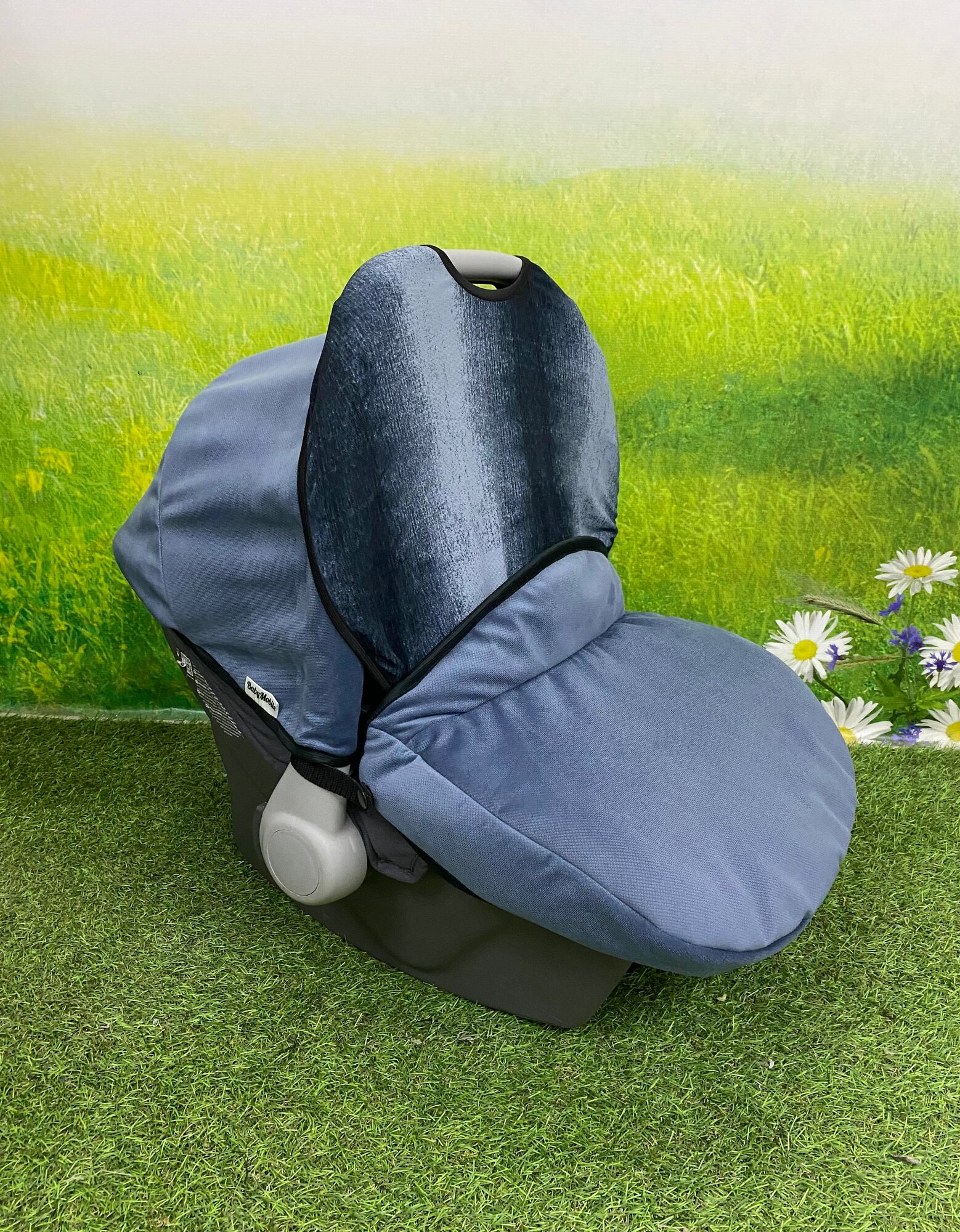 Комплект капюшон+чехол на ножки к автолюльке изогнутый