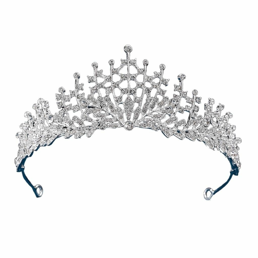 Ретро-корона с кристаллами, - HG115Y