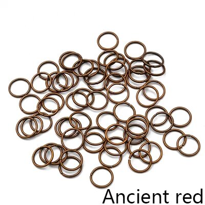 200 шт. 4-10 мм открытый круг металлические кольца для прыжков ожерелье разрезные кольца разъемы браслет серьги кулон Diy изготовление ювелирных изделий