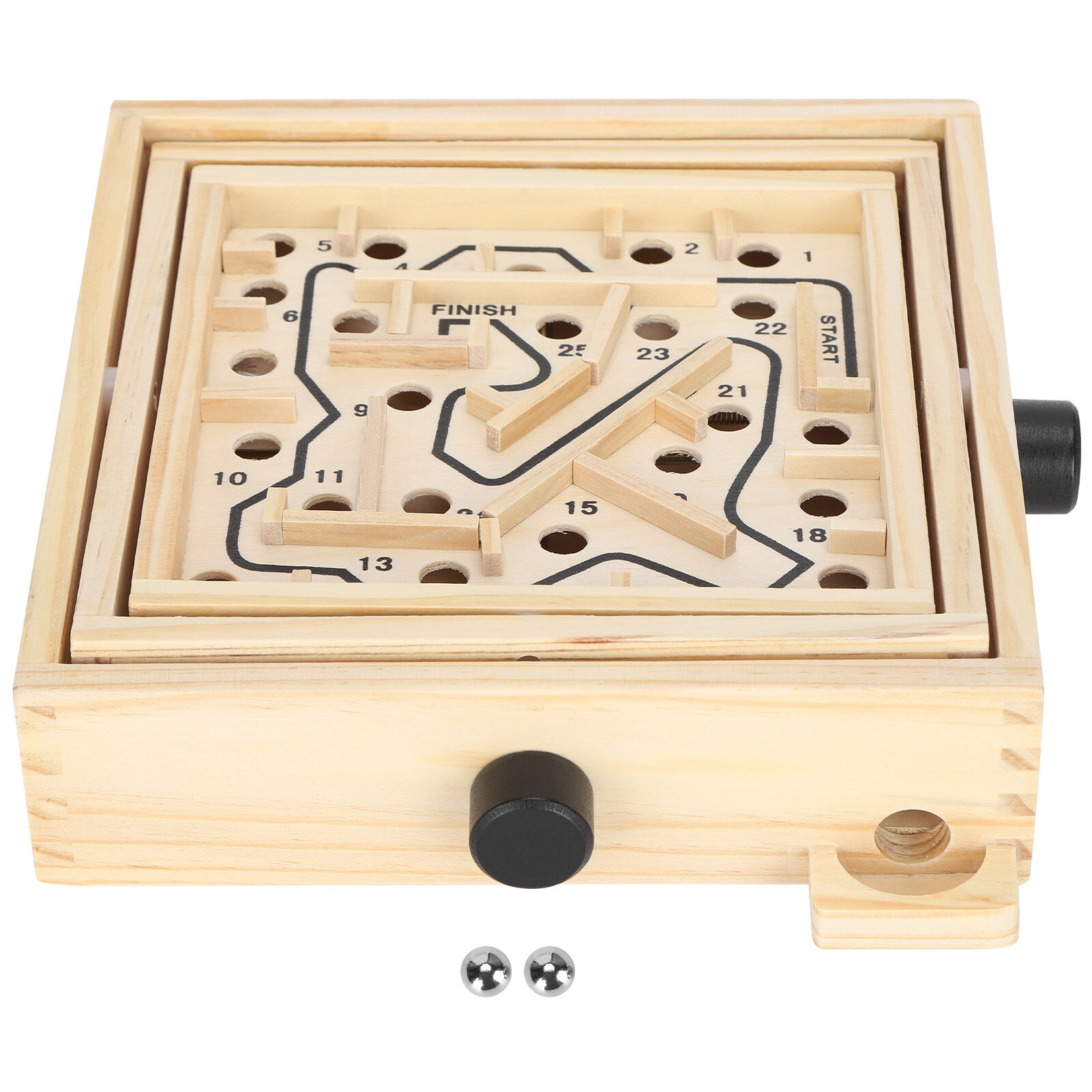 Деревянный лабиринт, игра-лабиринт, доска, трек-болл, головоломка, игровая образовательная игрушка