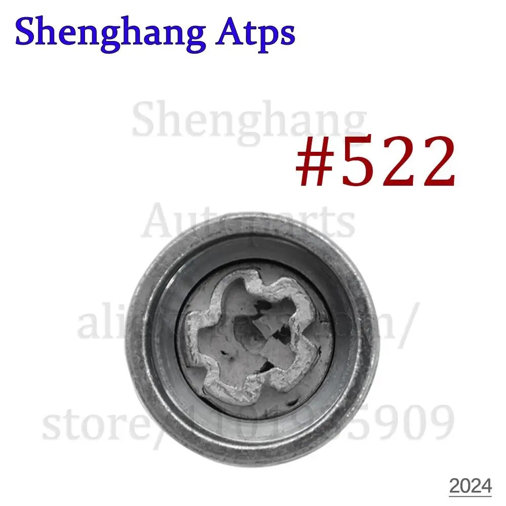1шт. # 521- # 530 для VW Touareg Sharan Beetle Phaeton Tiguan CC Scirocco, противоугонный инструмент для снятия винтов для автомобильных шин, гнездо, рукав для ключа, 1pcs 522