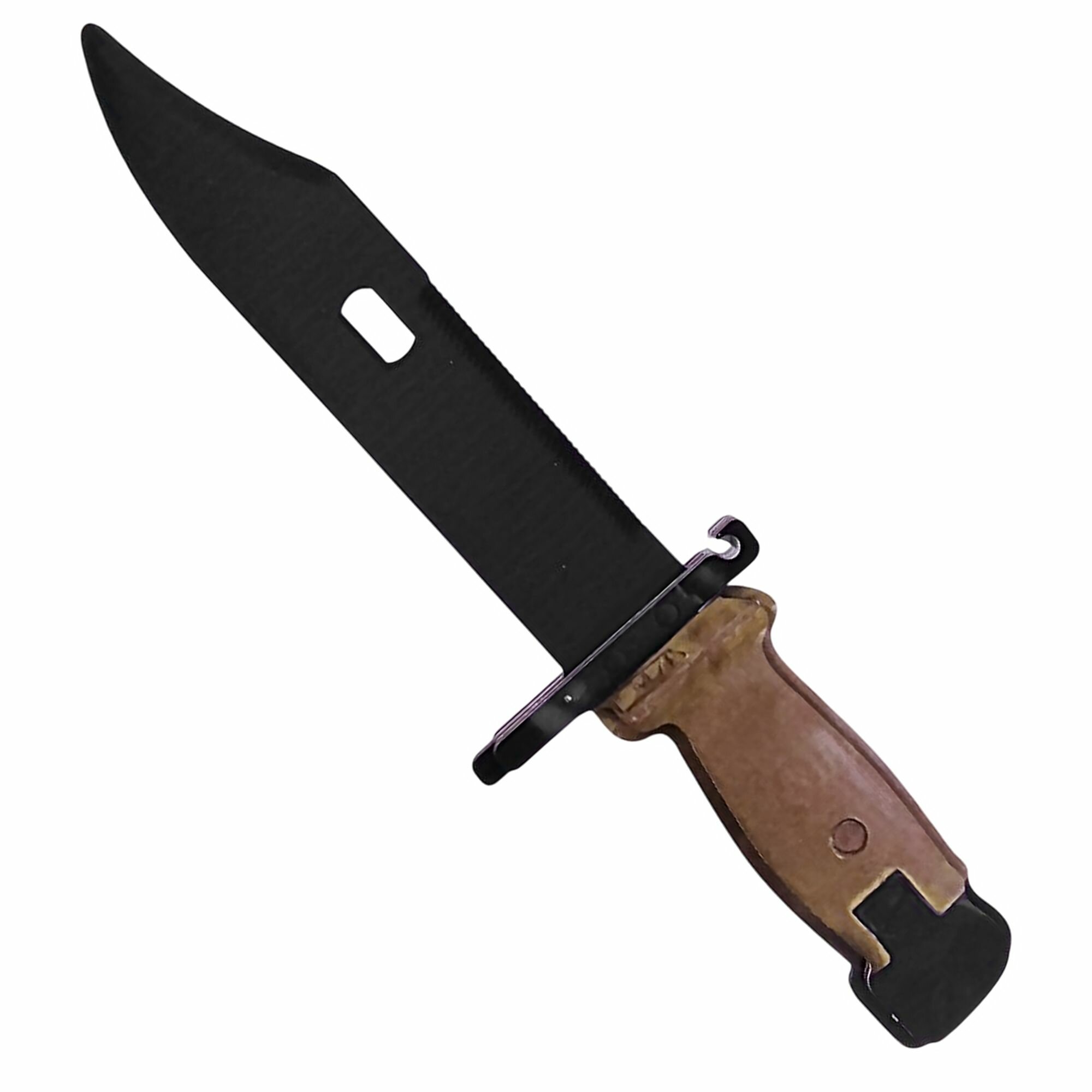 Штык-нож 6х4 модель АК74 из дерева 3D объёмный и без креплений