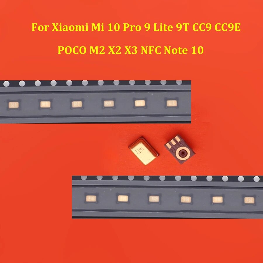 2-50X для Xiaomi Mi 10 Pro CC9E CC9 9 10 Lite 9T POCO M2 X2 F3 X3 Pro Redmi примечание 10 Pro Микрофон Динамик Внутренний микрофон Передатчик