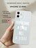 Чехол на Apple iPhone 12 mini / Айфон 12 Мини с принтом "Все я устала", прозрачн...
