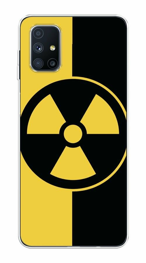 Чехол на Samsung Galaxy M51 / Самсунг Галакси М51 с принтом "Эмблема черно-желтая"